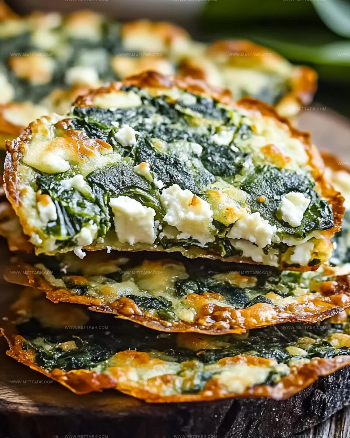 The Most Heavenly Mediterranean Spinach And Feta Crisps Recipe - Make ...